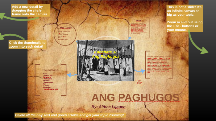 Kabanata 32 Ang Paghugos ; Noli me Tangere by Thea Lijauco on Prezi