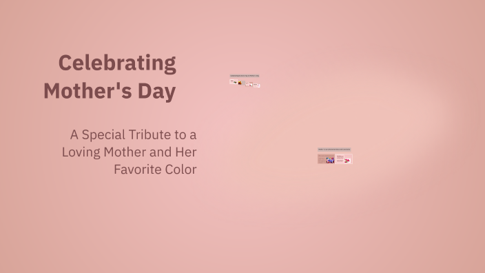 Celebrating Danielle Hay on Mother's Day by Oscar Gray on Prezi