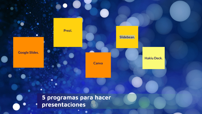 5 programas para hacer presentaciones by KEVIN PEREZ on Prezi