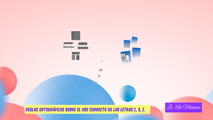 Reglas ortográficas sobre el uso correcto de las letras C, S,Z by Denny ...