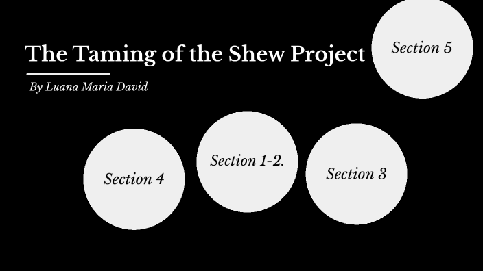 The Taming of the Shrew Project by Luana David on Prezi