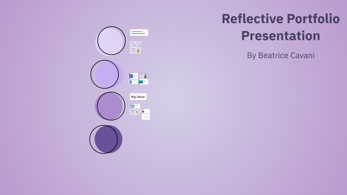 Reflective Portfolio Presentation by Beatrice Cavani on Prezi