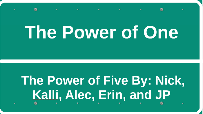 The Power of Five by Kalli Anderson on Prezi