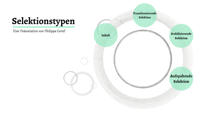Selektionstypen by Iokayia on Prezi