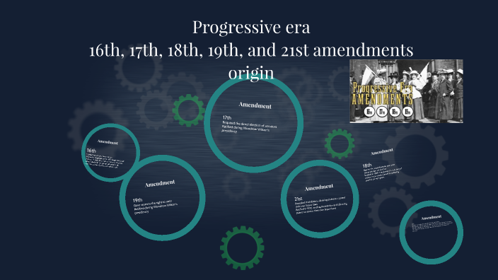 Progressive era Amendments by Tarrance Turner on Prezi
