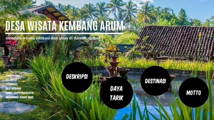 DESA WISATA KEMBANG ARUM by Devi Arisandi on Prezi