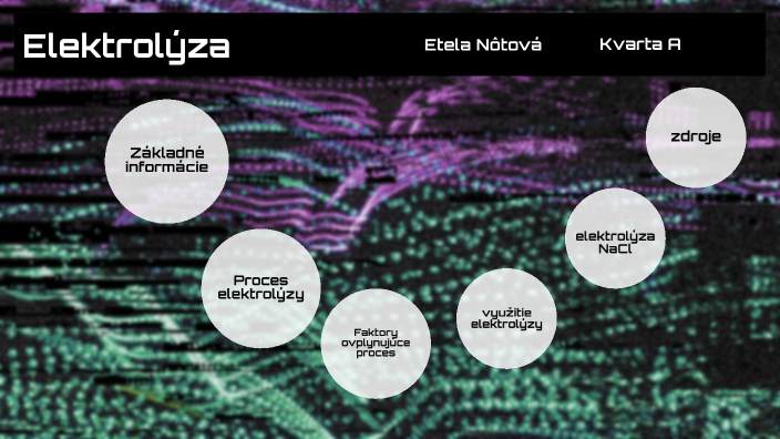 elektrolyza by etela notova on Prezi