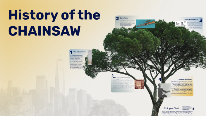history of chainsaws by aron nadler on Prezi