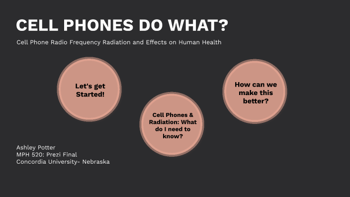 Cell Phone Radio Frequency Radiation and the Detrimental Effects on the ...