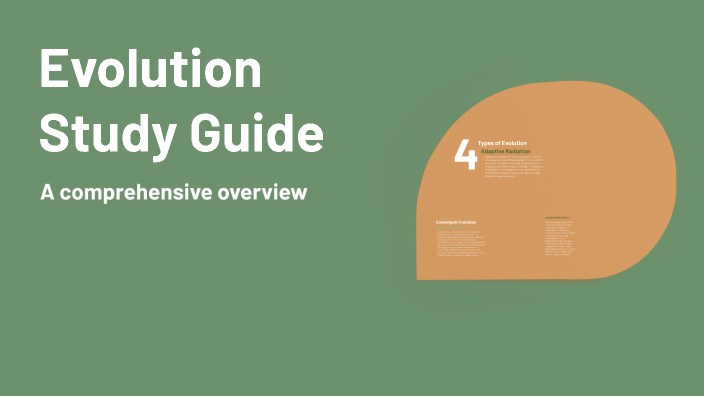 Evolution Study Guide by Amyrrah Domond on Prezi