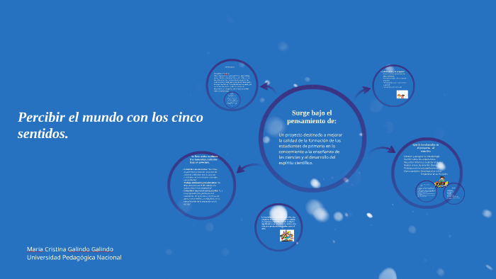 Percibir el mundo con los cinco sentidos. by cristina galindo on Prezi