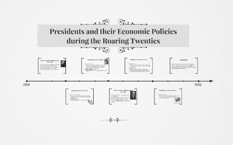 The Presidents and their Economic Policies during the Roaring Twenties ...