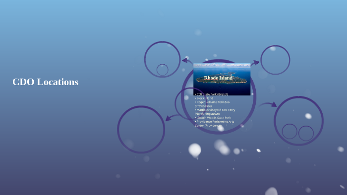 CDO Locations by erica morales