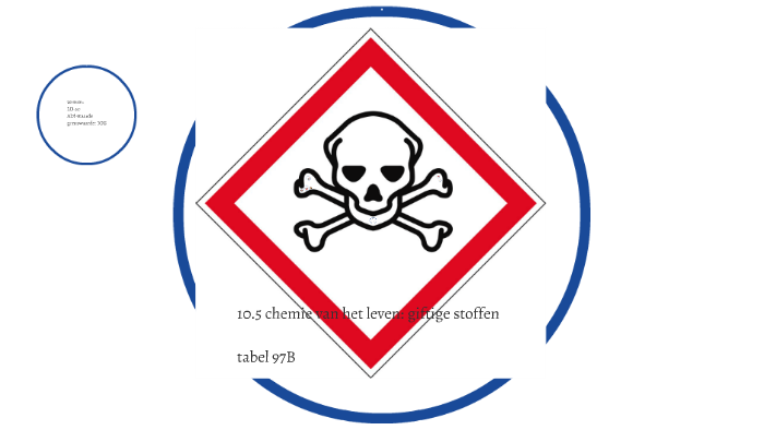 10.5 chemie van het leven: giftige stoffen by Elmera Hooft on Prezi