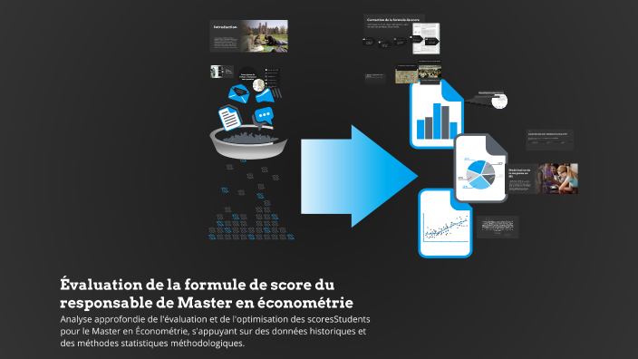 Évaluation de la formule de score du responsable de Master en ...