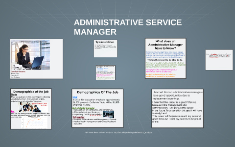 Administrative services manager presentation by doraolivia barranco on ...