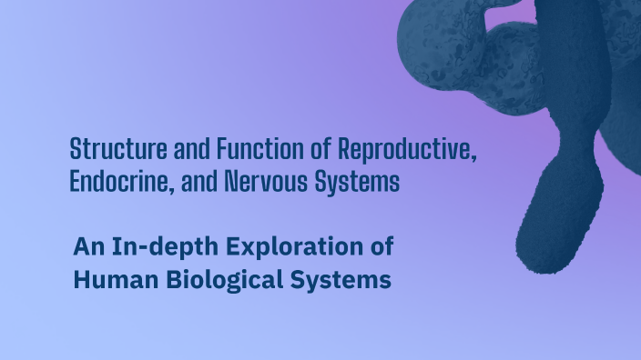 Structure and Function of Reproductive, Endocrine, and Nervous Systems ...