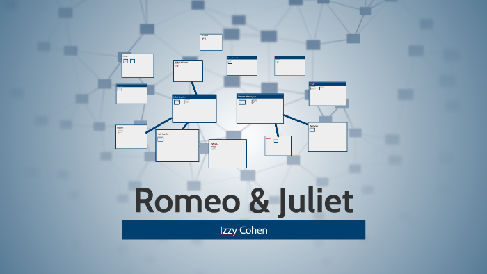 Romeo & Juliet Character Map by Izzy Cohen on Prezi
