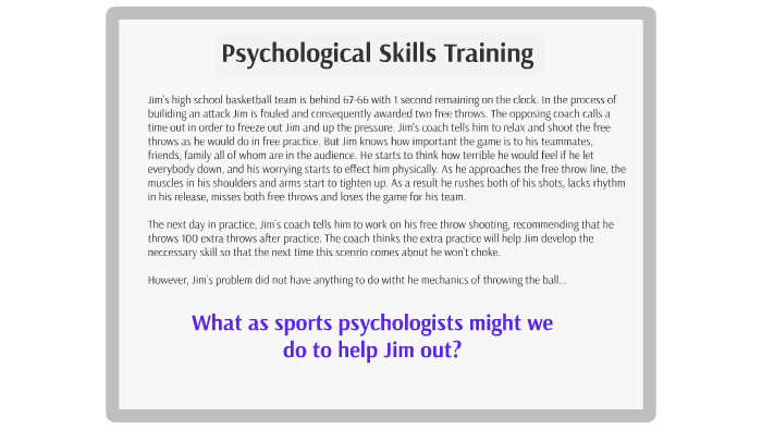 Psychological Skills Imagery, PMR, Breathing, Psych Up by Tom Richards ...