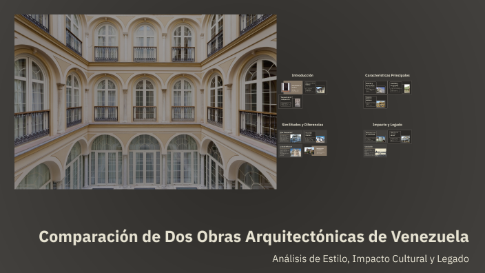 Comparacion de dos obras arquitectonicas de venezuela by Miranda Meraz ...