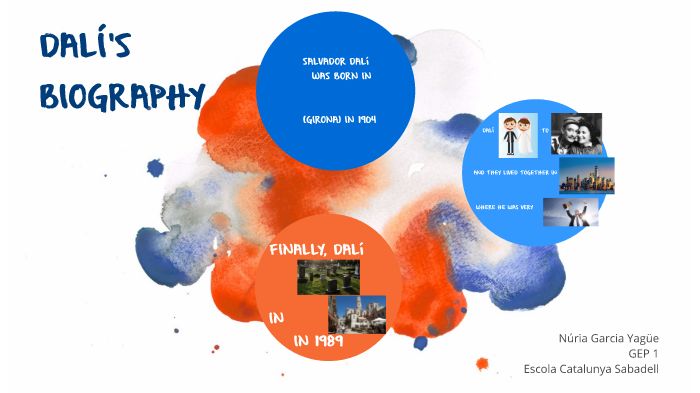 Dalí's biography by Núria Garcia on Prezi