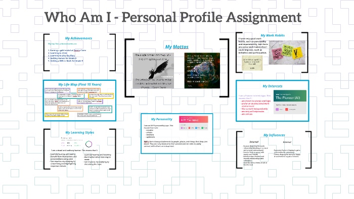 Who Am I - Personal Profile Assignment by Emma Cosgrove on Prezi