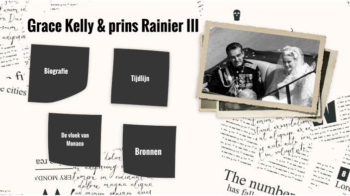 Grace kelly & prins Rainier by kaat smeets on Prezi