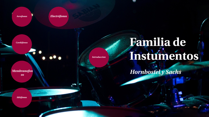 Familia de Instrumentos. Hornbostel y Sachs by Lucas Fontana on Prezi