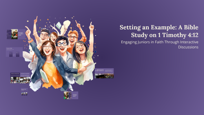Setting an Example: A Bible Study on 1 Timothy 4:12 by Hannah Tolentino ...