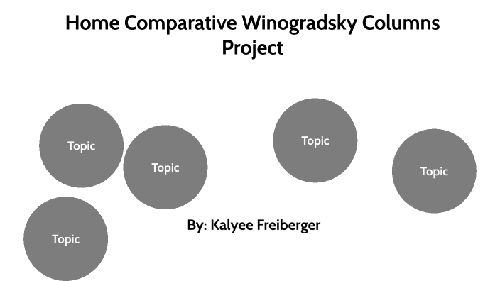 Home Comparative Winogradsky Columns Project by Kalyee Freiberger on Prezi
