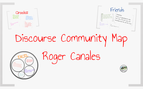 Discourse Community Map by Roger Canales