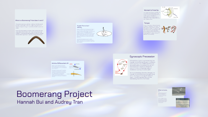 Boomerang Project by Hannah Bui on Prezi