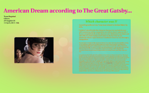 The American Dream - The Great Gatsby by Tessa Esquivel on Prezi