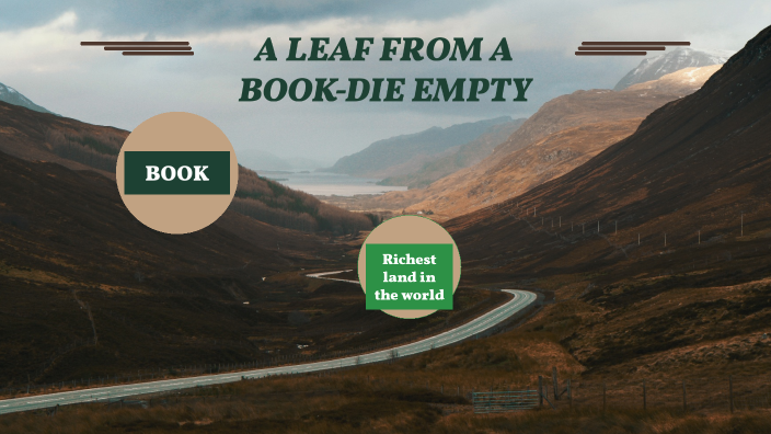 Die empty- Book review by Happy Learning