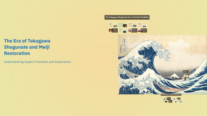 The Era of Tokugawa Shogunate and Meiji Restoration by Boni Marian on Prezi
