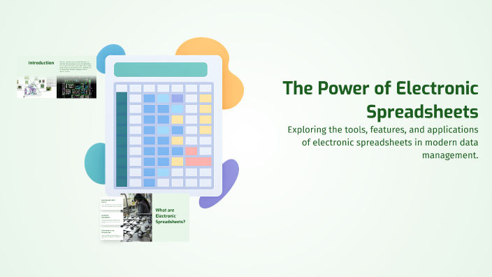 The Power of Electronic Spreadsheets by Sher Dav on Prezi