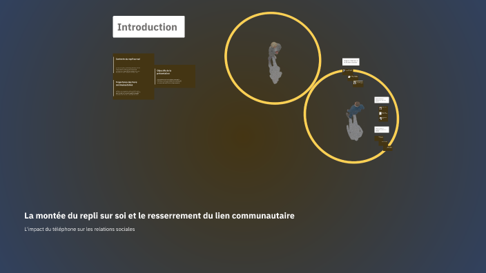 La montée du repli sur soi et le resserrement du lien communautaire by ...