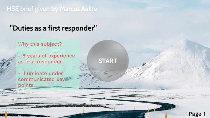 HSE - First responder by Marcus Aakre on Prezi