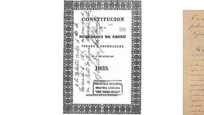 La Constitución Política de la República de Chile de 1833 es by Felipe ...