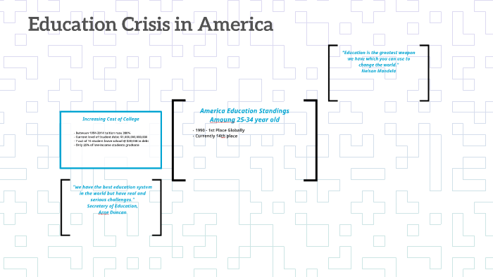 Education Crisis in America by ryan heitz on Prezi