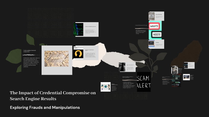 The Impact of Credential Compromise on Search Engine Results by Jeet ...