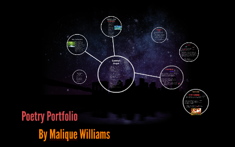 Poetry Portfolio by malique williams