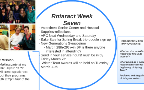 Rotaract Week Four by Tara Sullivan on Prezi