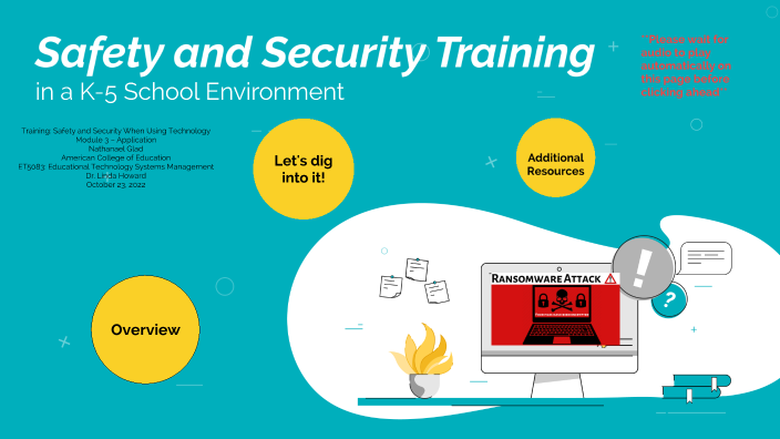 Safety and Security Training for the K-5 School Environment ...