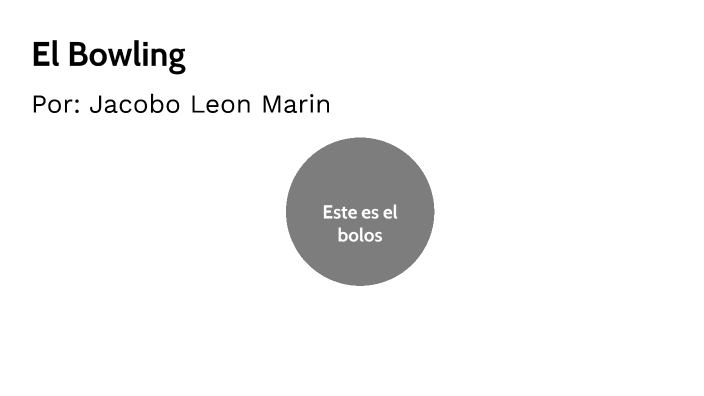 Bowling by JACOBO LEON MARIN on Prezi