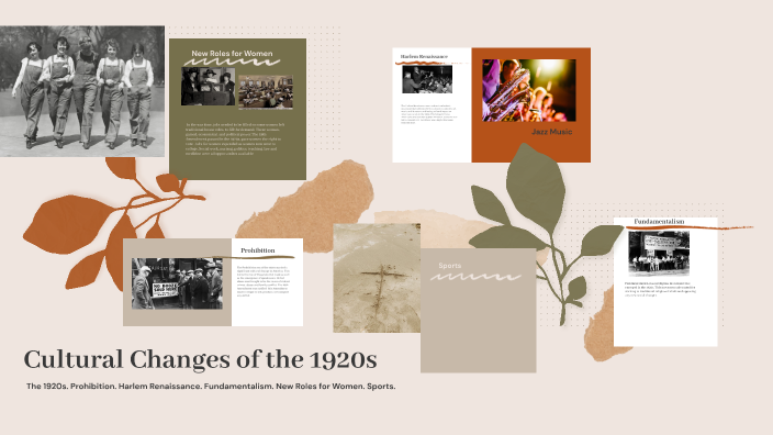 Cultural Changes of the 1920s by Alexis Kulczyk on Prezi