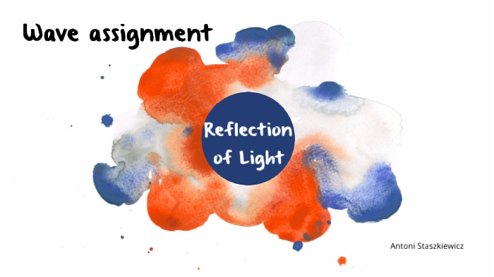 Reflection, Refraction, Diffraction, Dispersion of Light by Antoni ...