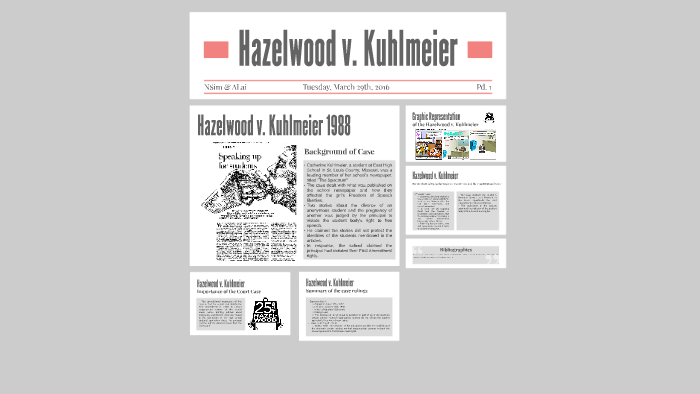 Hazelwood v. Kuhlmeier by Nicole Sim on Prezi