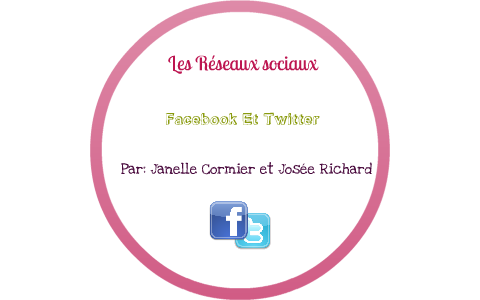 Les réseaux sociaux (Facebook et twitter) by janelle cormier on Prezi