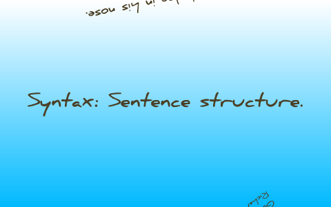 The Deadly Sins of Syntax by Darby Cavin on Prezi